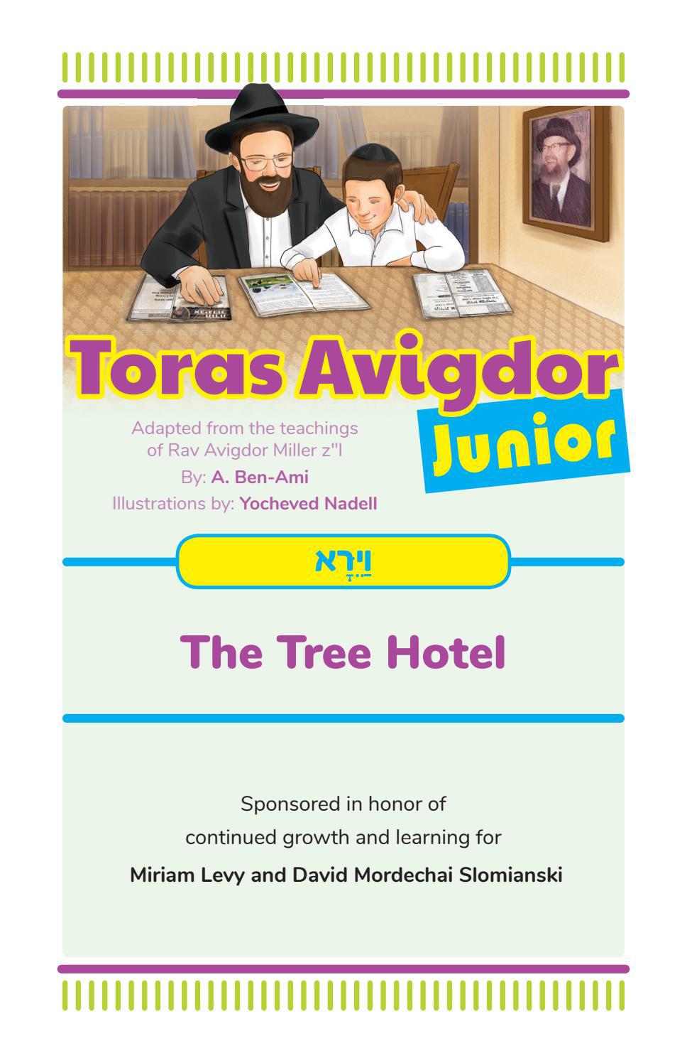Toras Avigdor Booklet - Parasha Vayera 5782 (Junior Version) by Josh ...