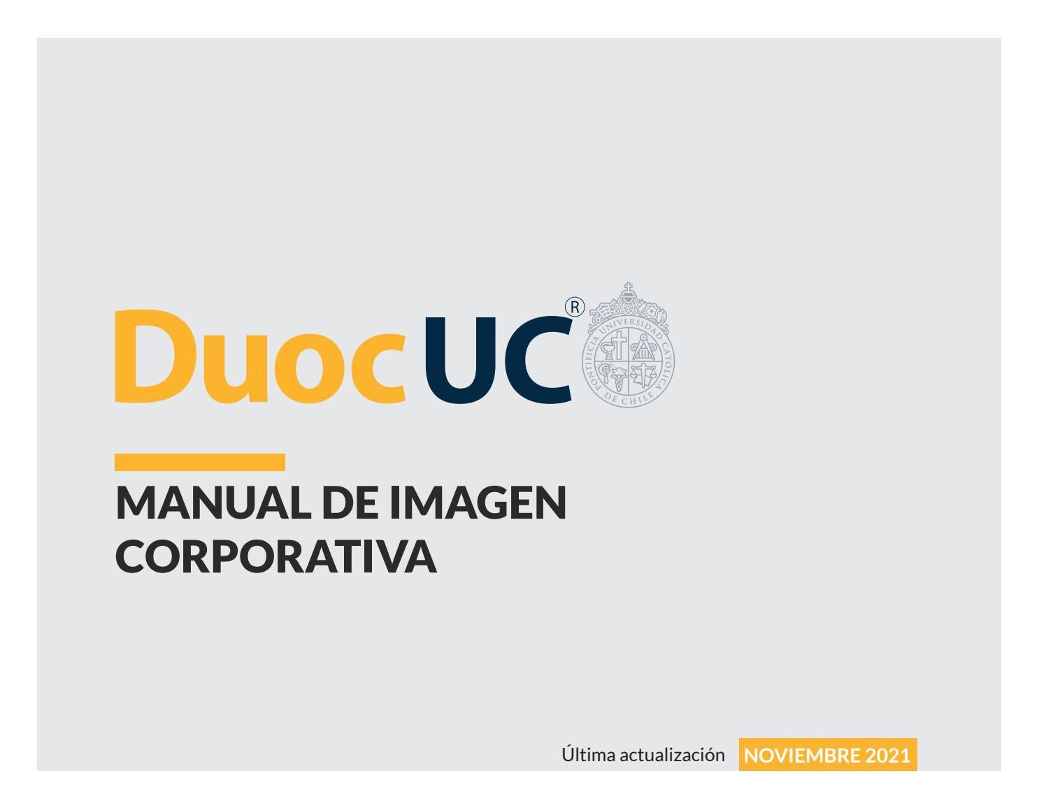 Manual marca - Noviembre 2021 by Duoc UC - Issuu