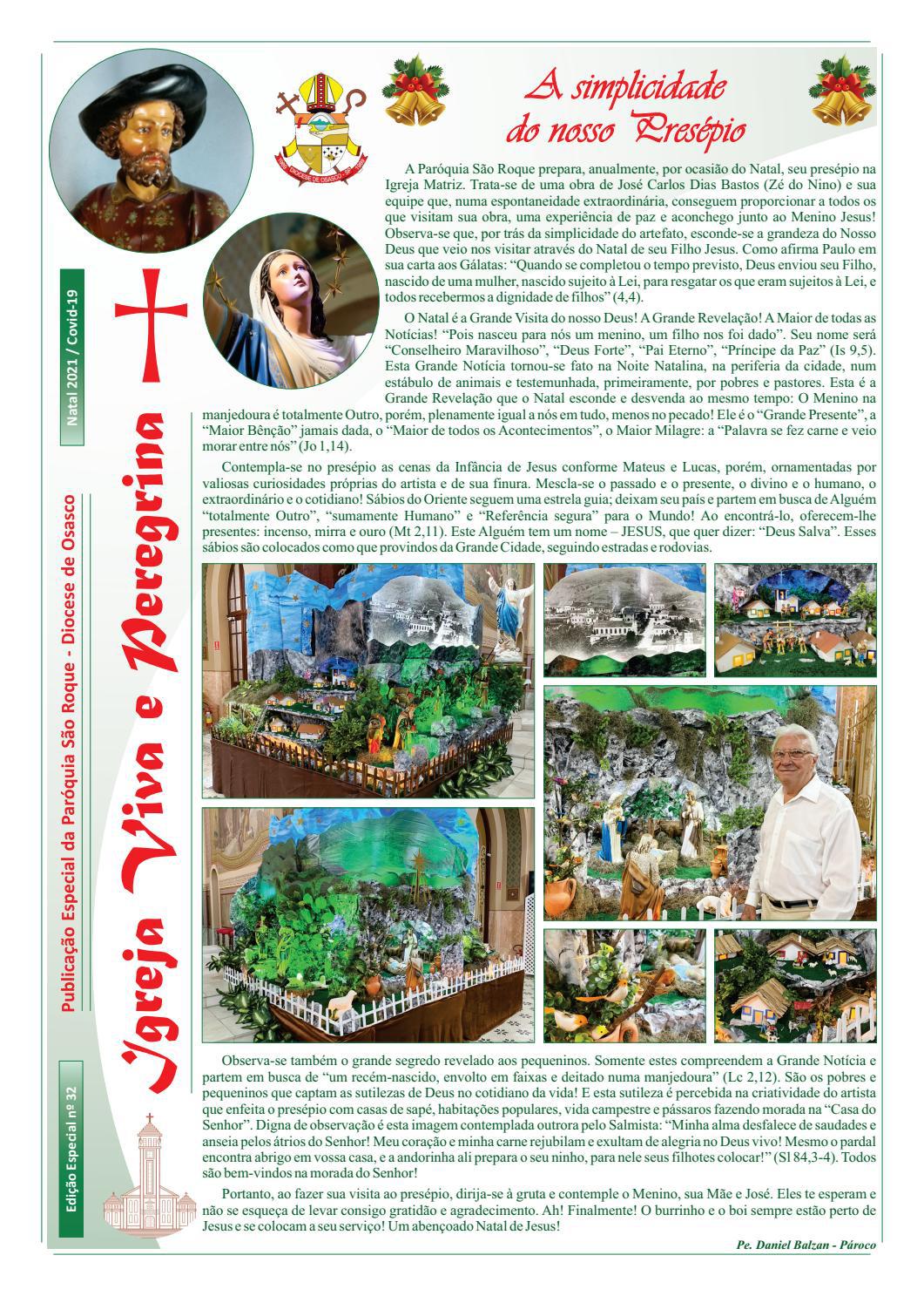 Boletim Informativo da Paróquia São Roque "Igreja Viva e Peregrina ...