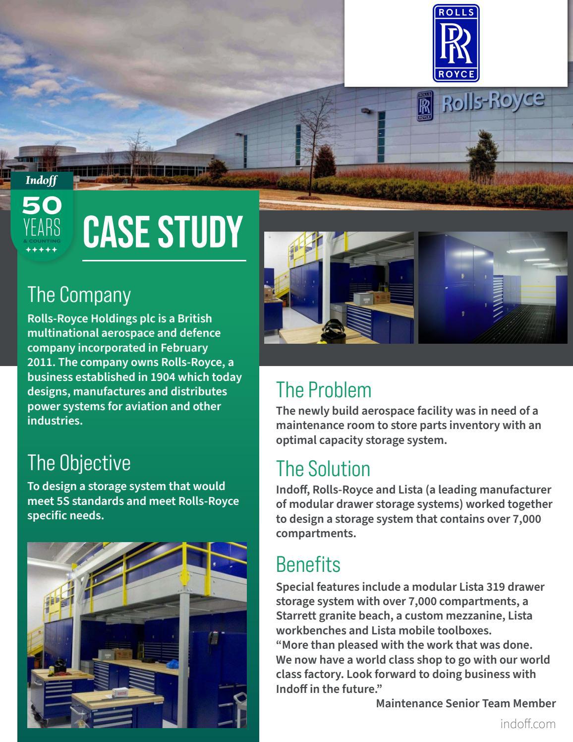 Indoff Case Study - Rolls Royce by Indoff Inc. - Issuu