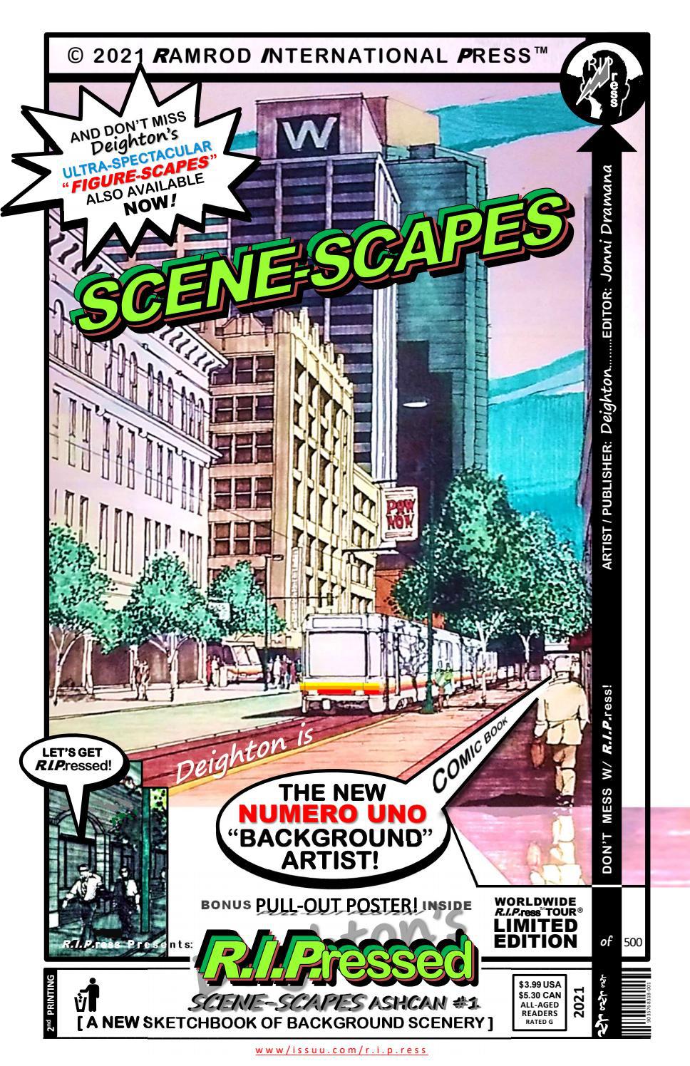 SCENE-SCAPES -- Ashcan No. 1 (Comic Book) by R.I.P.ress - Issuu