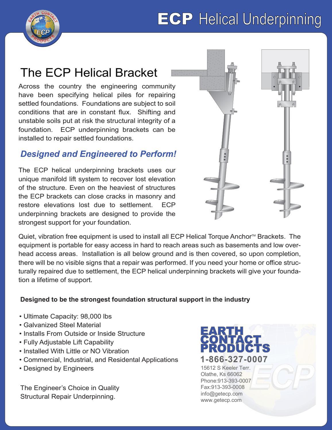 Foundation Technology: Helical Underpinning Flyer by Foundationtech - Issuu