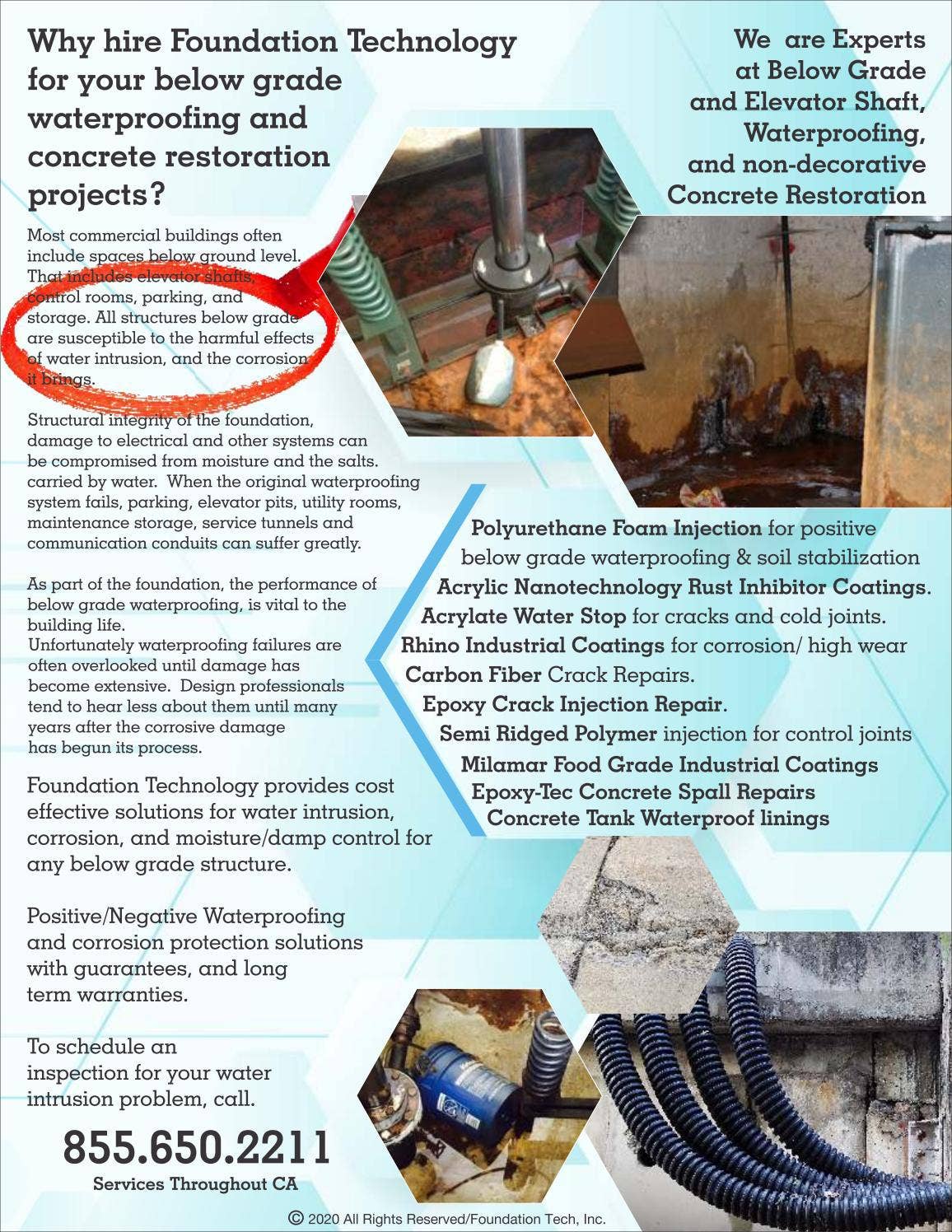 Foundation Technology: Elevator Waterproofing Flyer by Foundationtech ...