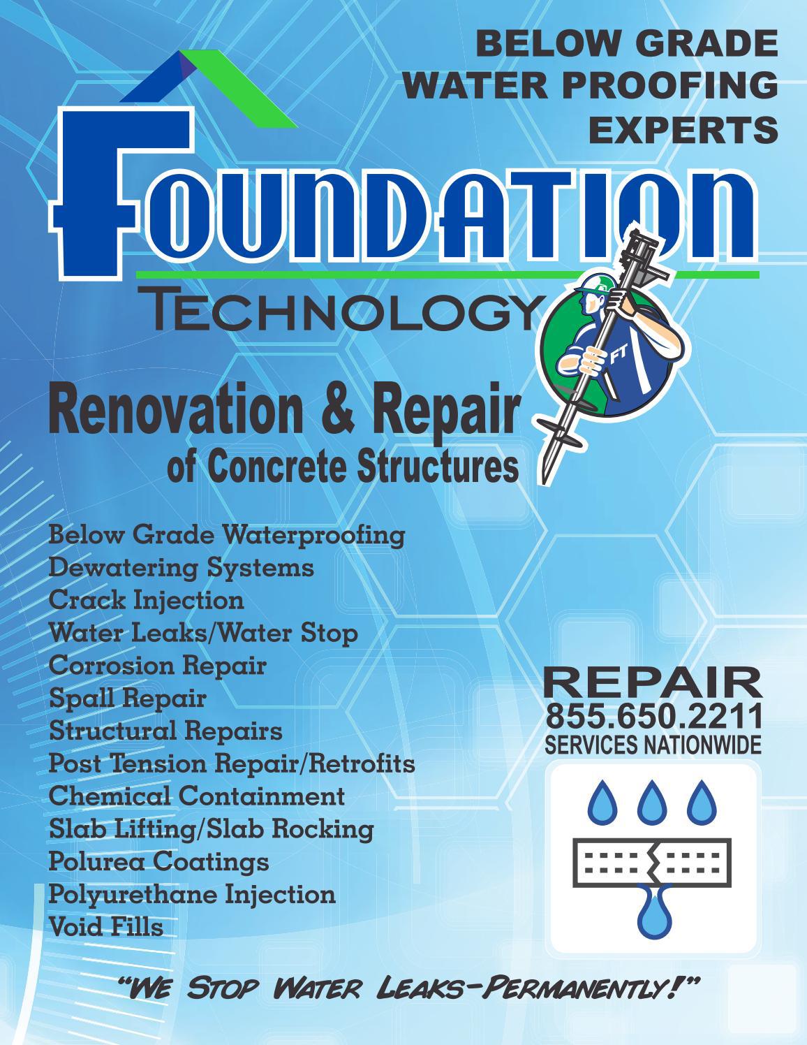 Foundation Technology: Commercial Building Waterproofing Brochure by ...