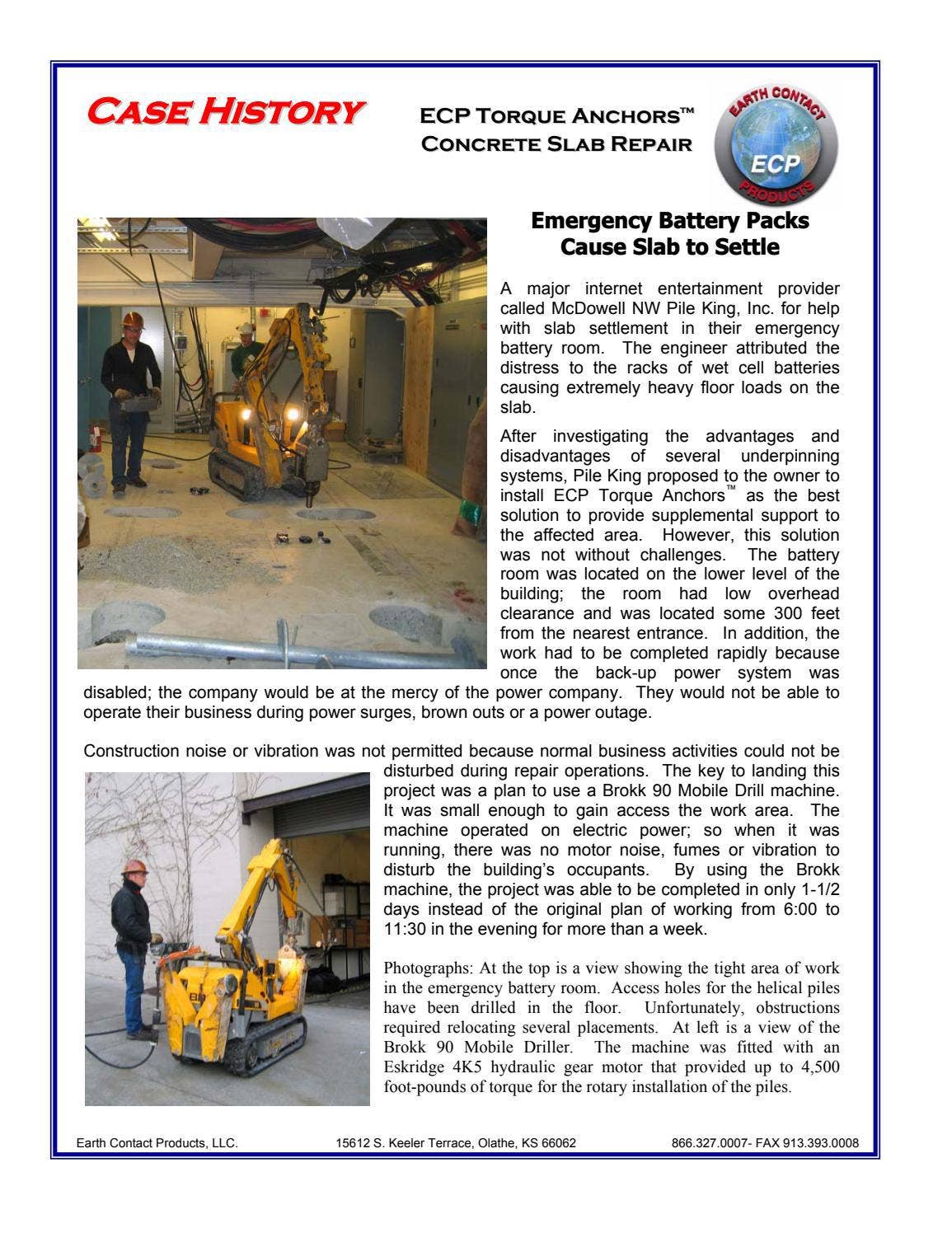 Foundation Technology: Torque, Anchor & Battery Case Study Flyer by ...