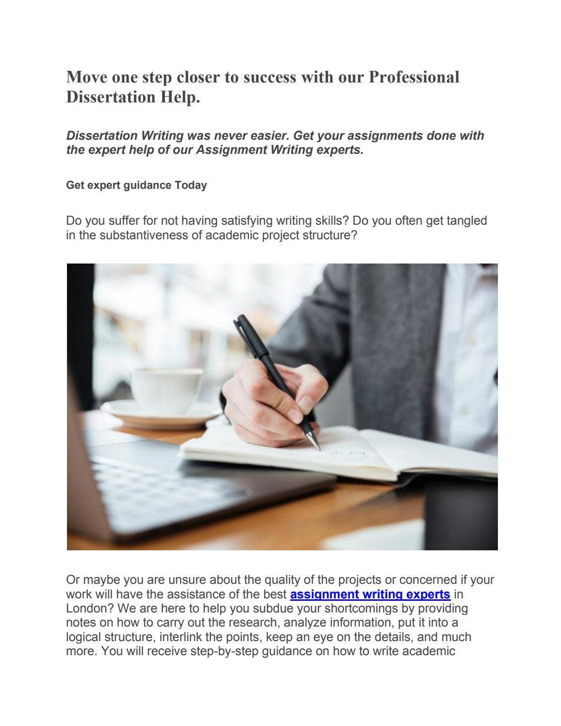 Professional dissertation help across the UK by British Dissertation ...