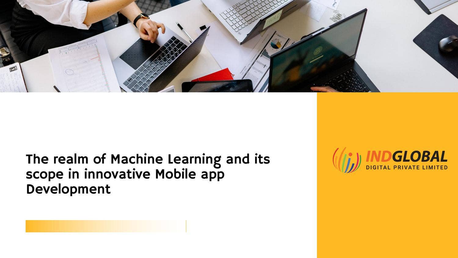 The realm of Machine Learning and its scope in innovative Mobile app ...