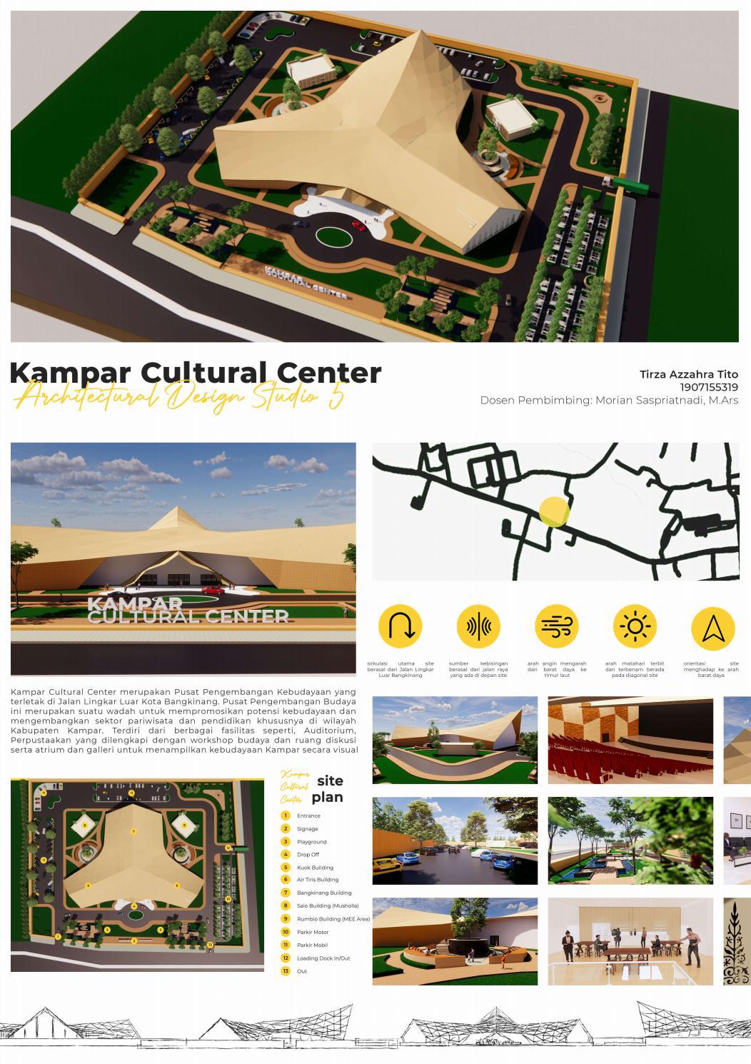 Architectural Design Studio Poster - Cultural Center by Tirza - Issuu