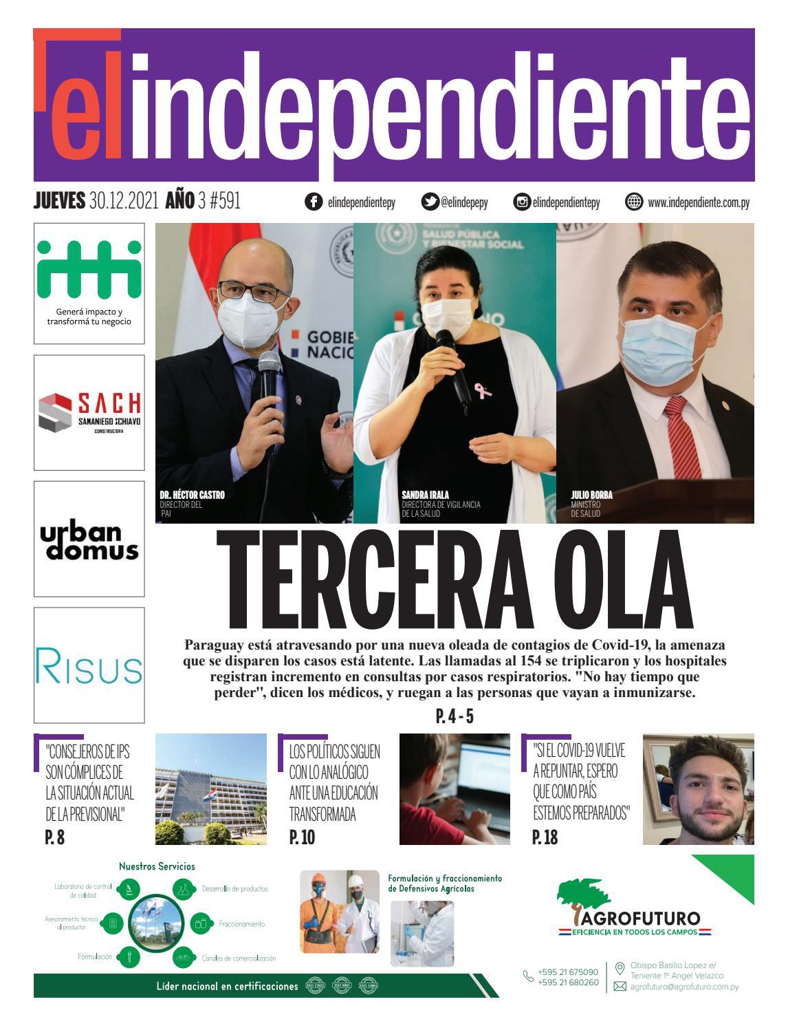 El Independiente Edición 30-12-2021 by Editorial de Negocios S.A. - Issuu