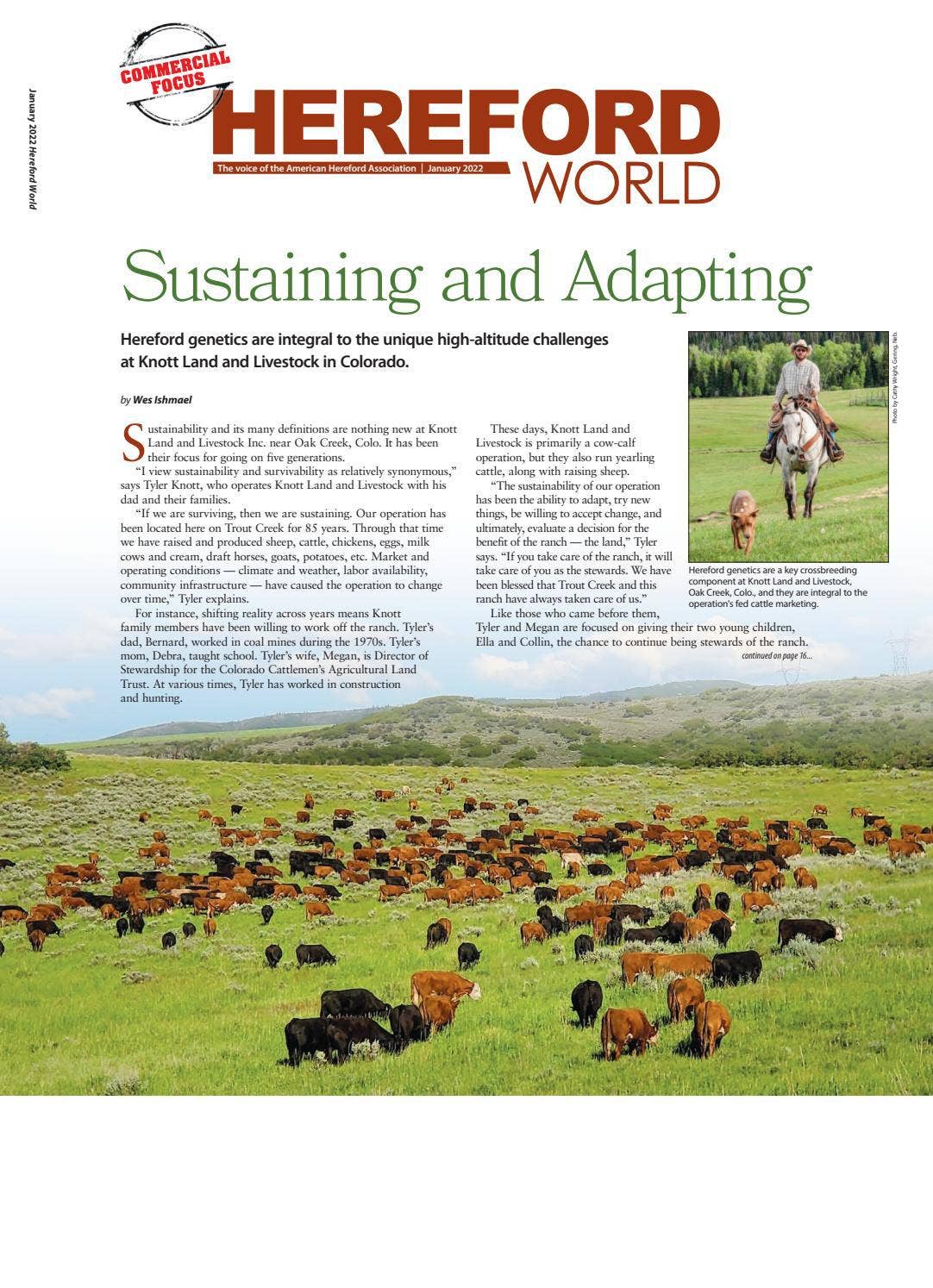 January 2022 Hereford World Magazine by American Hereford Association ...