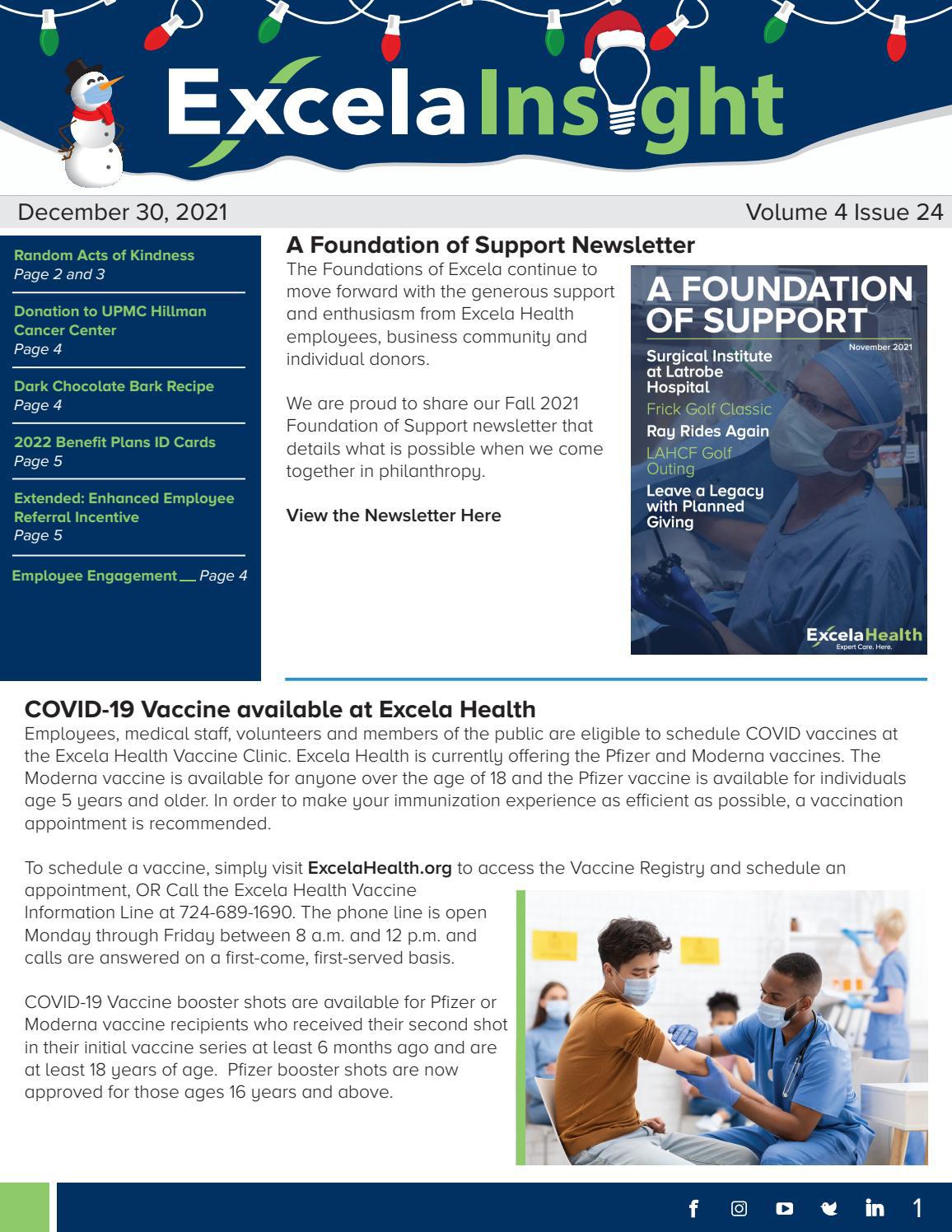 Excela Insight 12/30/2021 by Independence Health System - Issuu