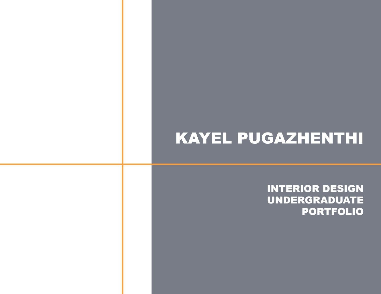Interior Design Undergraduate Portfolio by kayelpugazh - Issuu