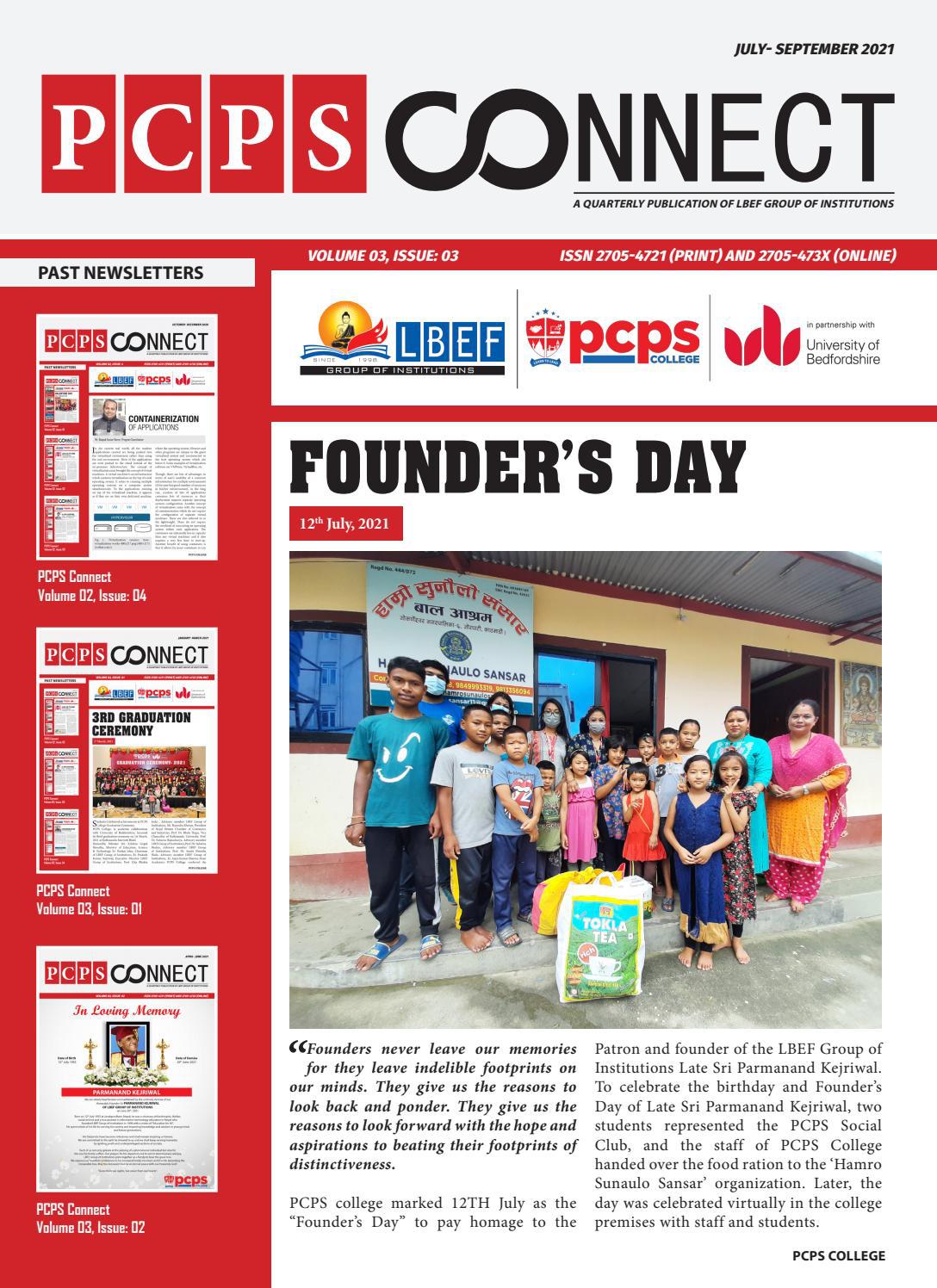 PCPS Connect - Vol3 Issue3 by pcps - Issuu