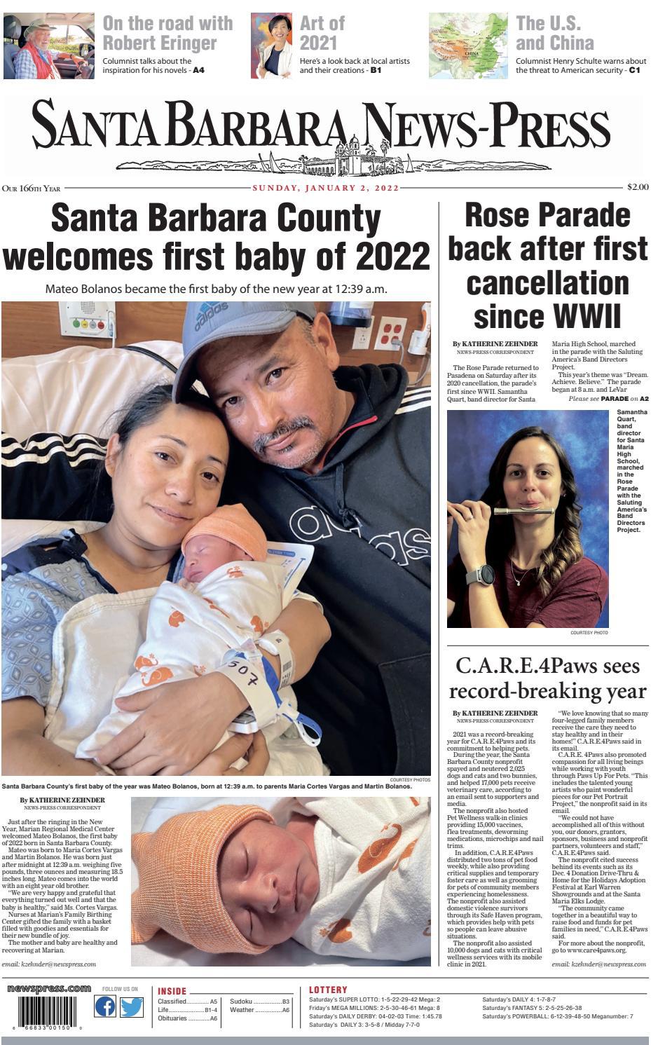Santa Barbara News-Press: January 02, 2022 by Santa Barbara News-Press ...