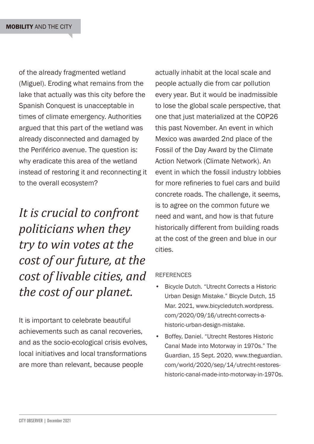 City Observer- Volume 7 Issue 2- December 2021 by Urban Design ...