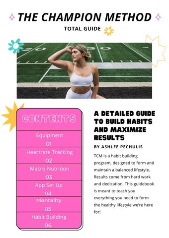 The Champion Method Total Guide by APFitness - Issuu