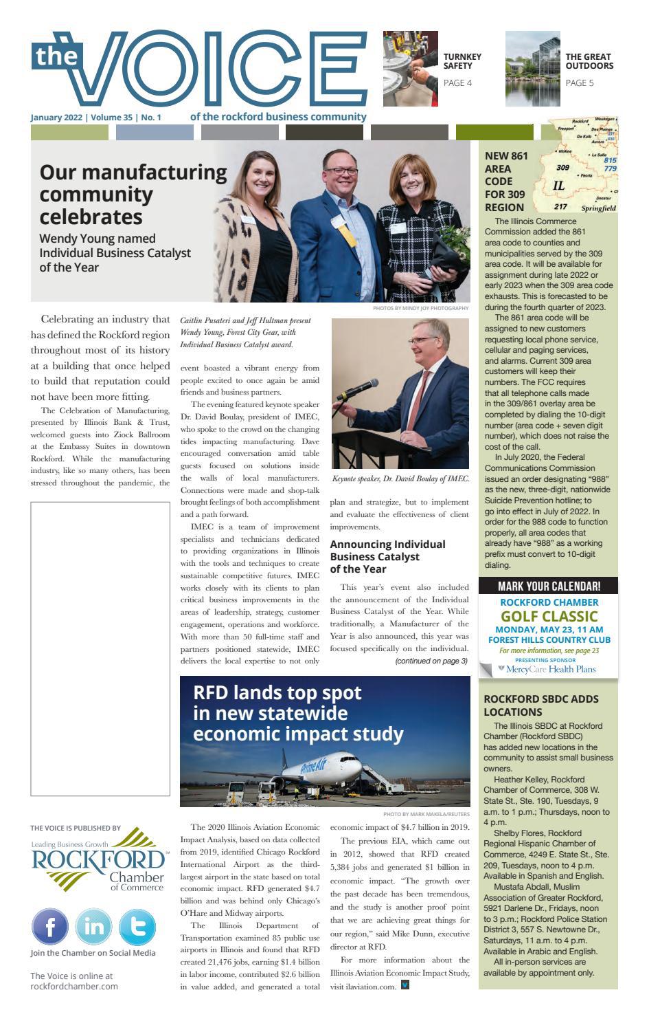 January Voice 2022 By Rockford Chamber Of Commerce Issuu
