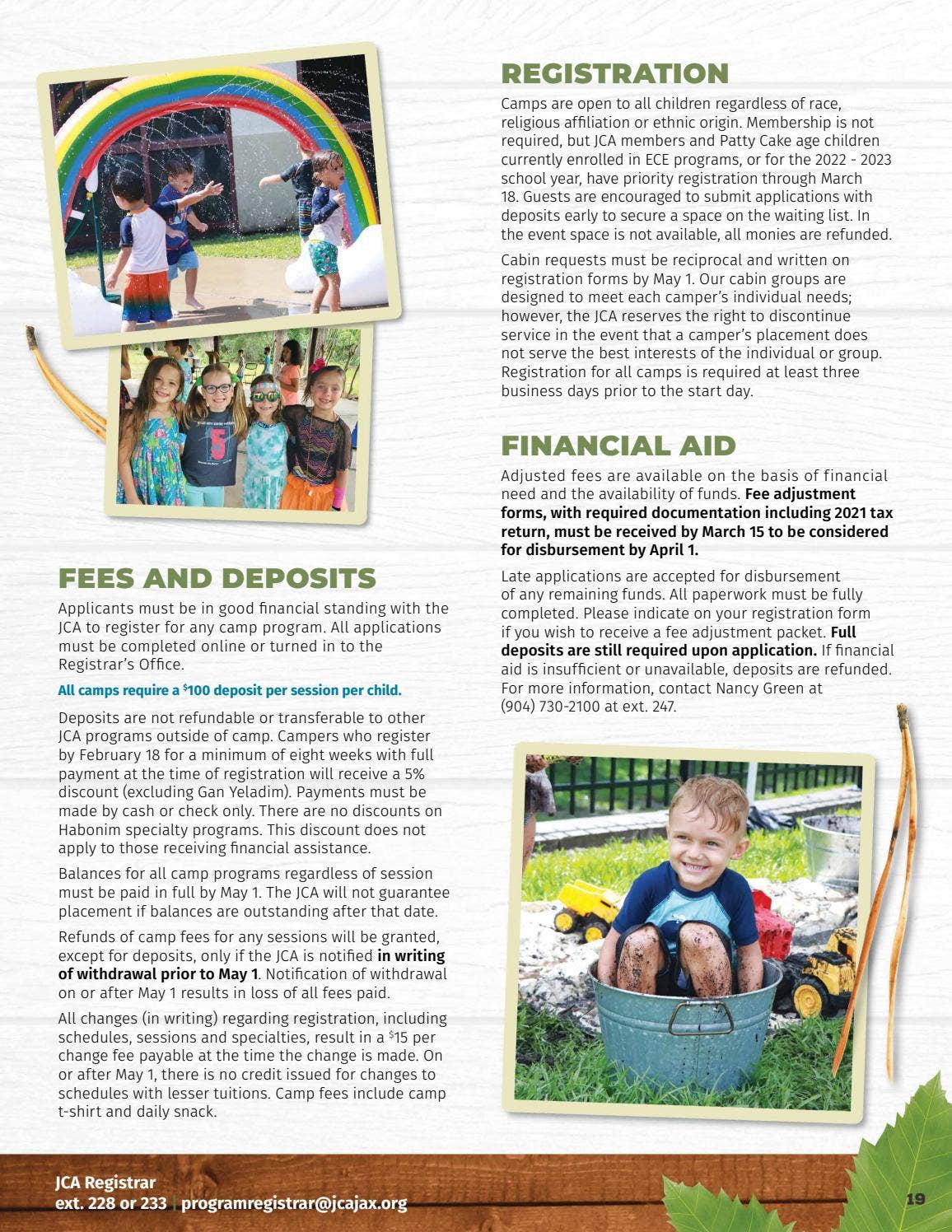 JCA 2022 Summer Camp by JCAJacksonville - Issuu