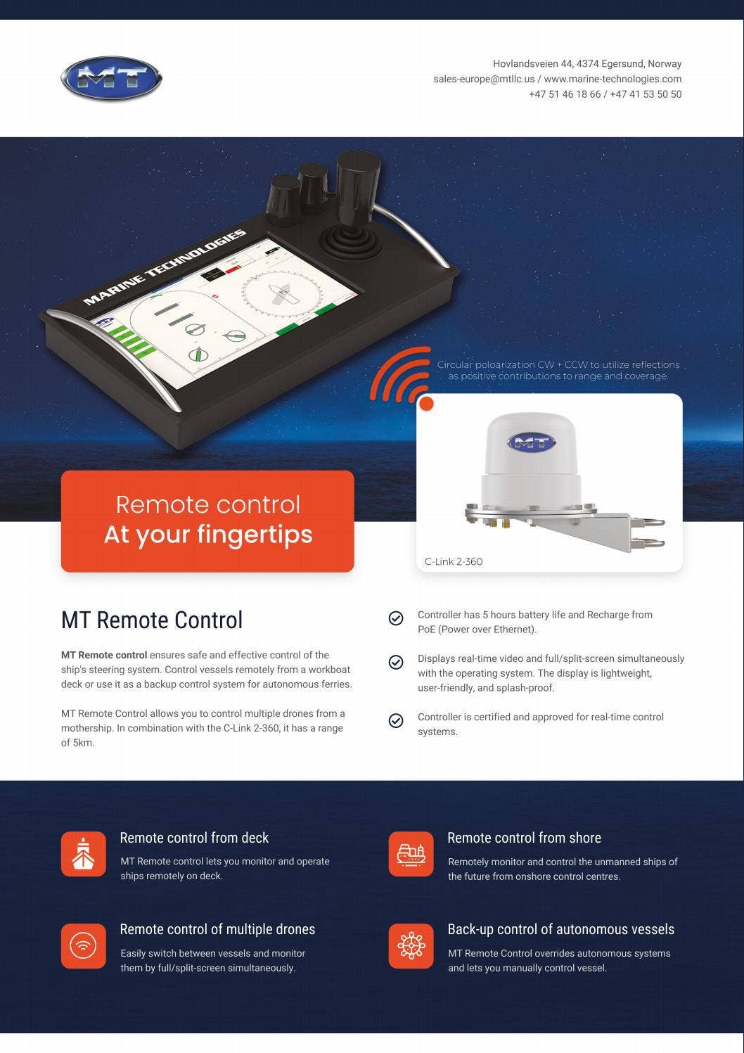 Marine Technologies | MT Remote Control by HENLO Media - Issuu