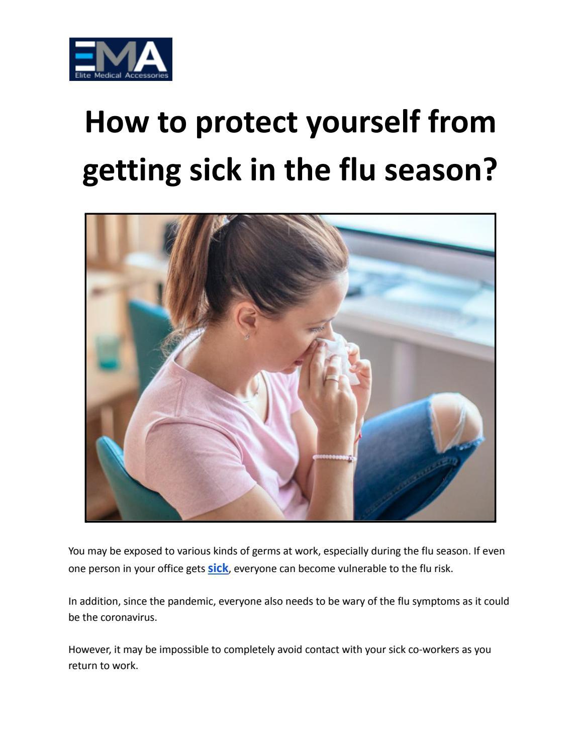 How to protect yourself from getting sick in the flu season by Elite ...