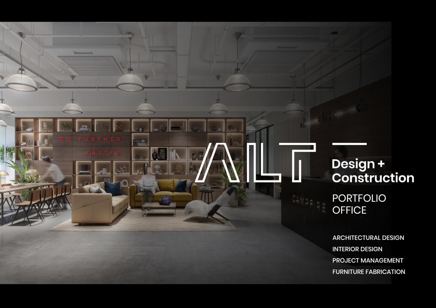 ALT - Design + Construction. Office Portfolio. by ALT-254 - Issuu