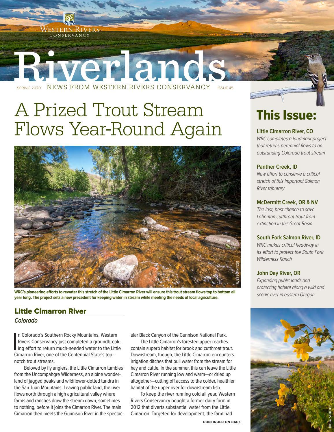 Spring 2020 Riverlands Newsletter - Issue 45 by Western Rivers ...