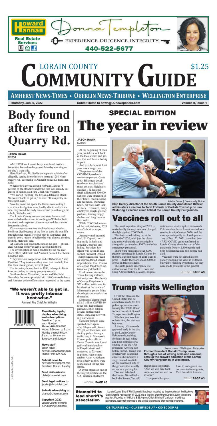 Lorain County Community Guide - Jan. 6, 2022 by Lorain County Printing ...