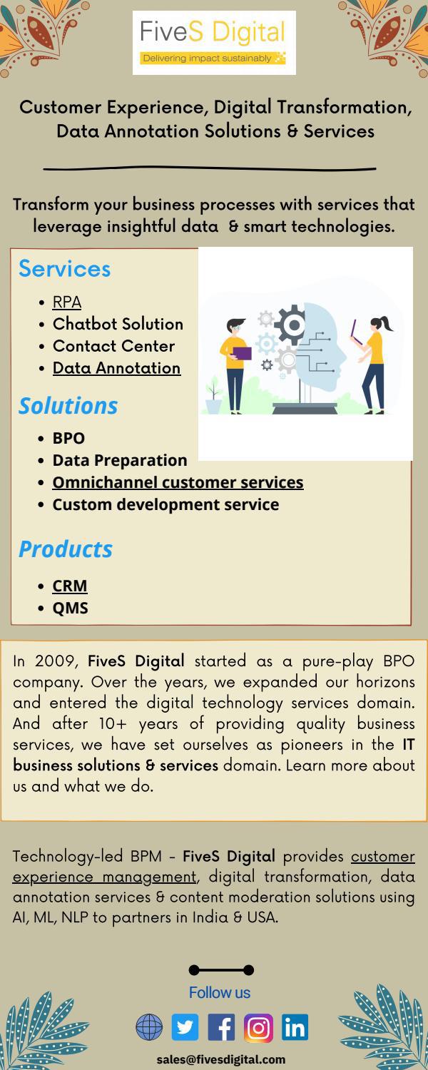 FiveS Digital - Customer Experience, Digital Transformation, Data ...