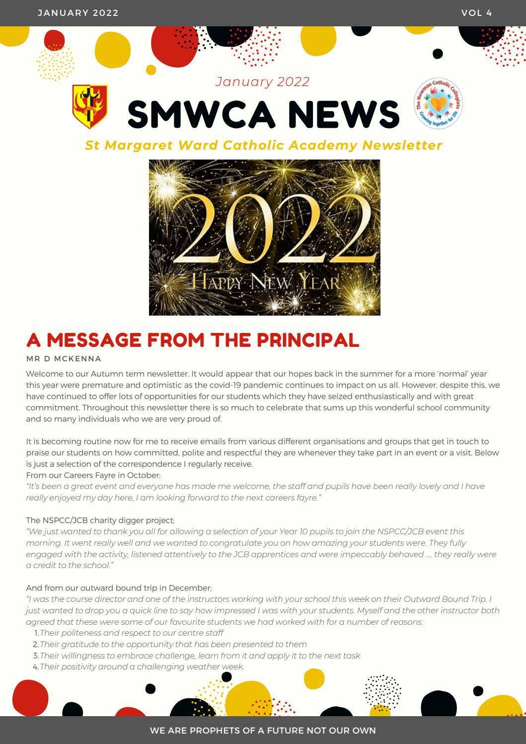 SMWCA Autumn Term Newsletter 2021 by StMargaretWardCatholicAcademy - Issuu