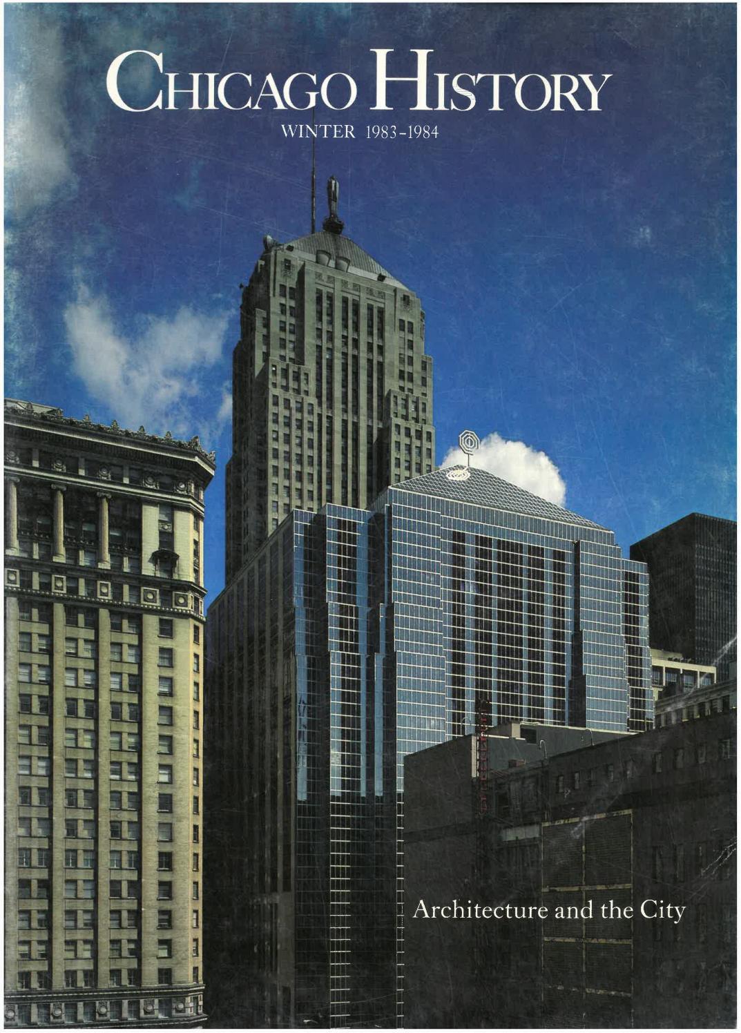 Chicago History | Winter 1983–1984 by Chicago History Museum - Issuu