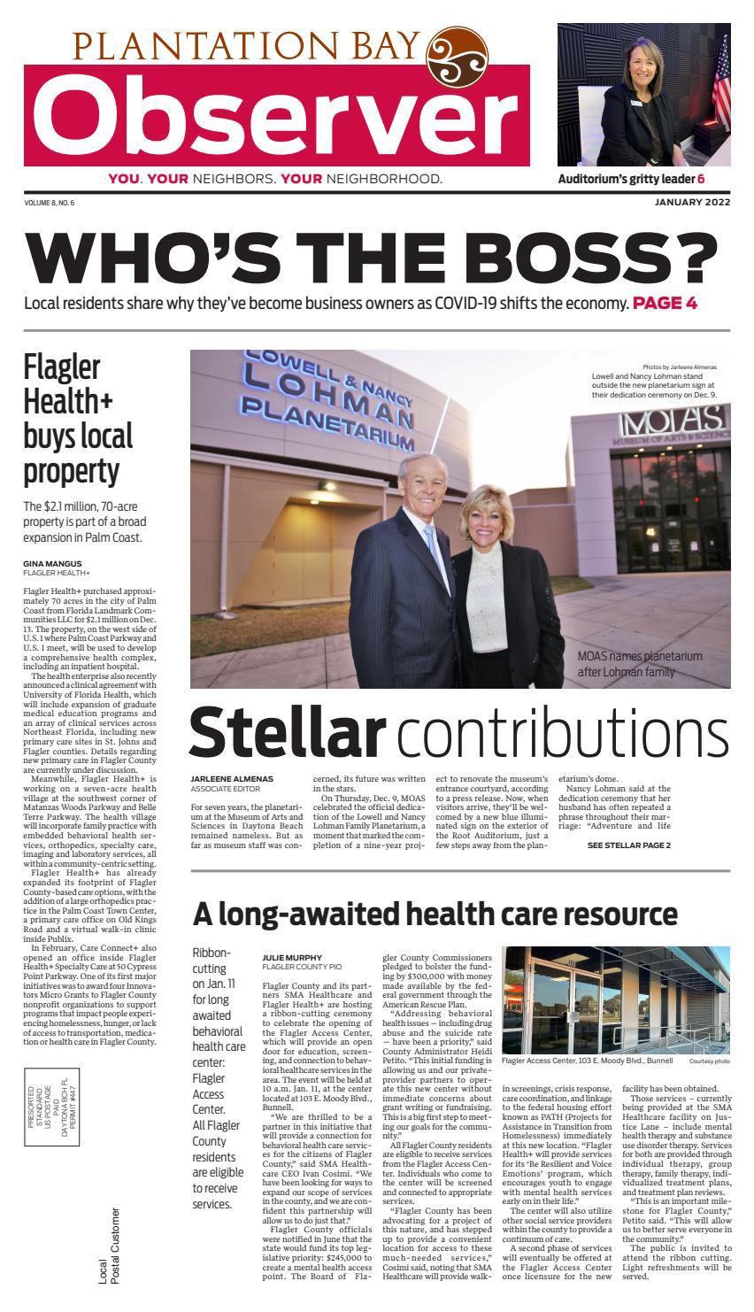 Plantation Bay Observer 1-6-22 by palmcoastobserver1 - Issuu