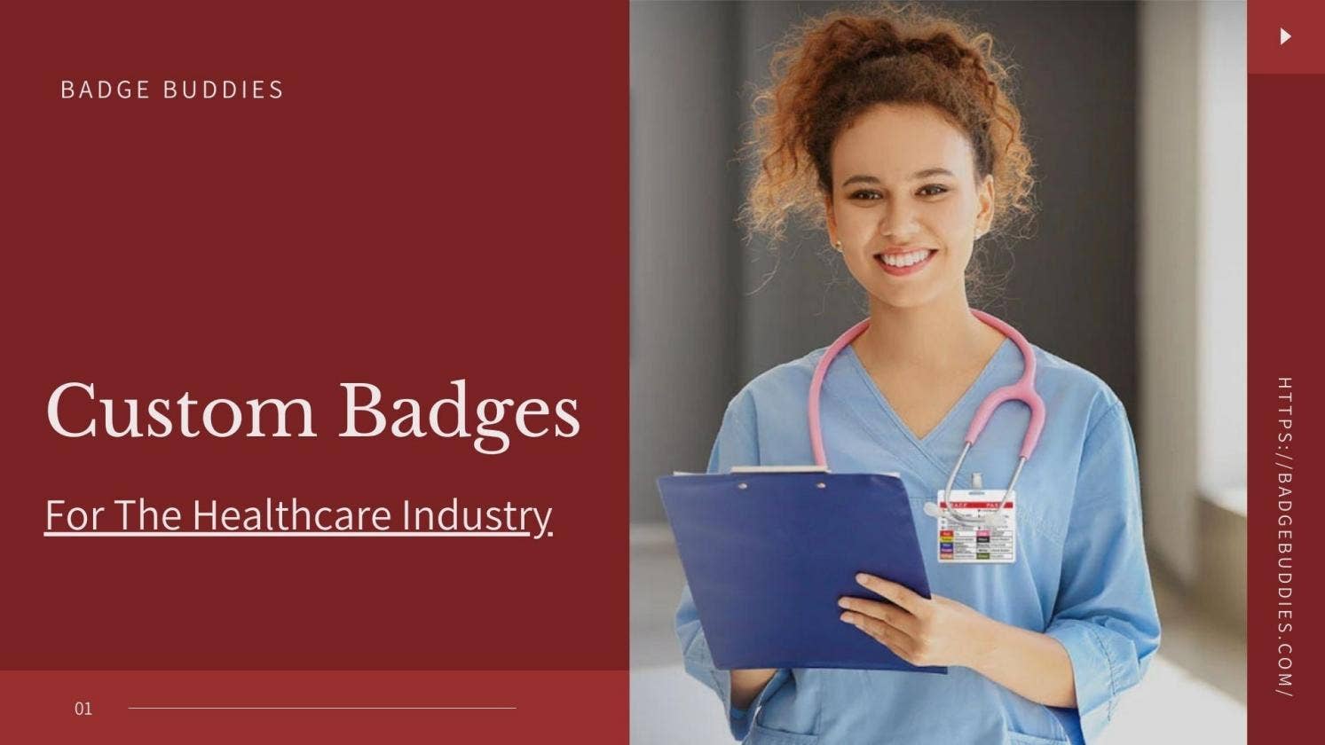 Healthcare Industry - Benefits of Using Custom Badges by Badge Buddies ...