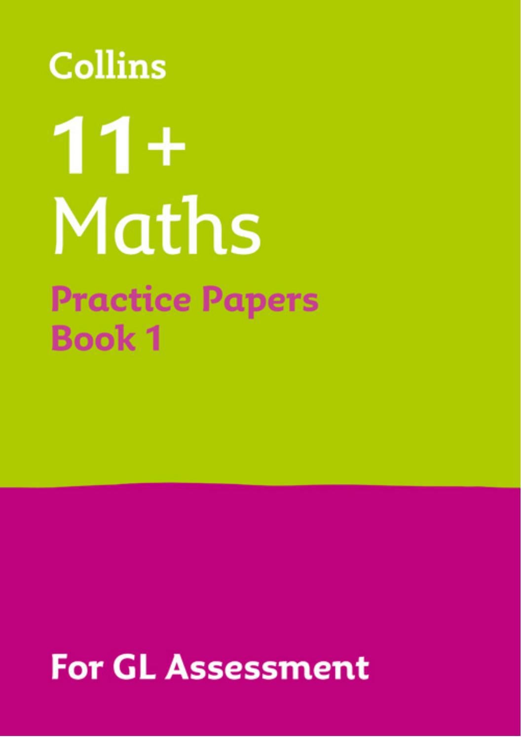 11 Maths Practice Papers Book 1 By Collins Issuu