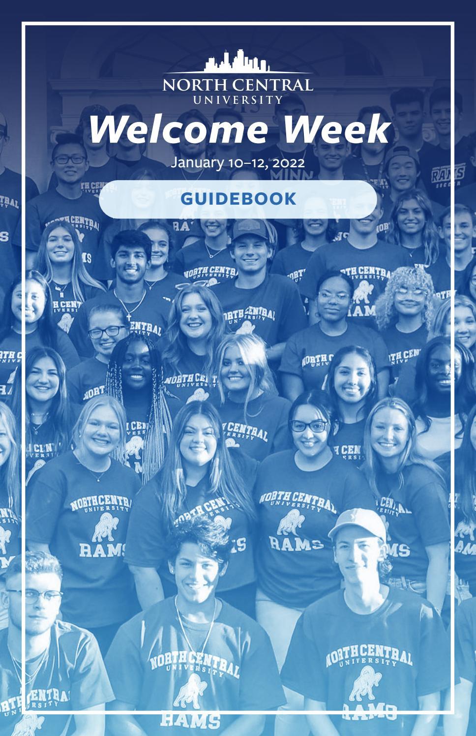 Welcome Week Guidebook Winter 2022 by North Central University - Issuu
