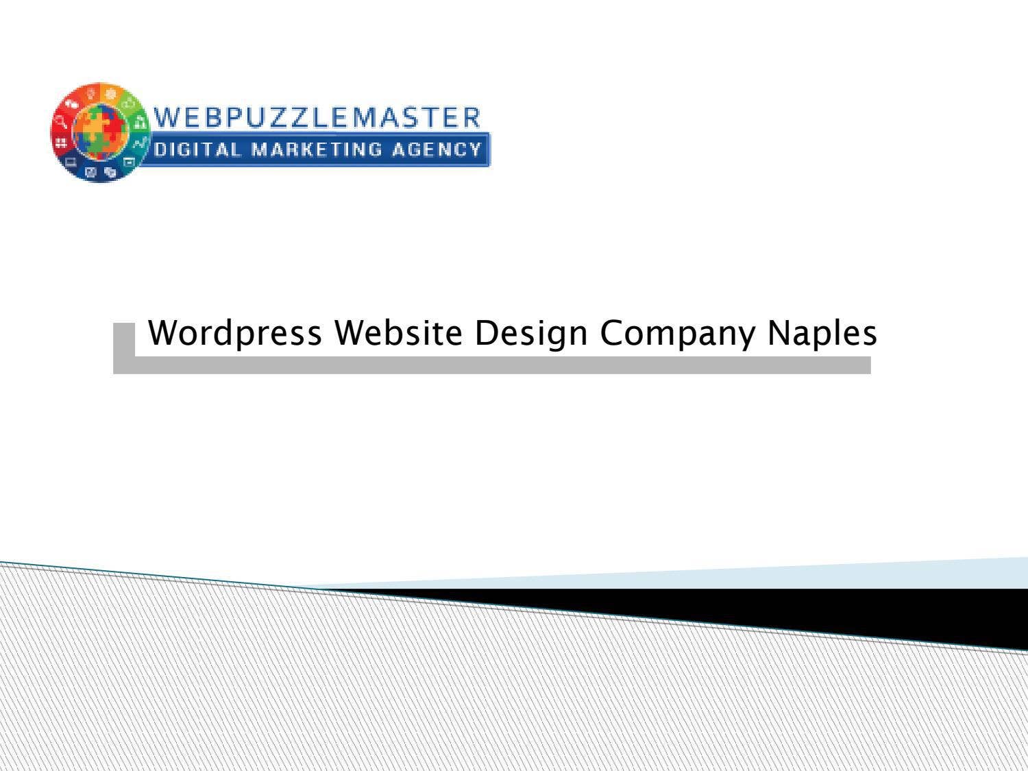 Wordpress Website Design Service Naples - Web Puzzle Master by ...