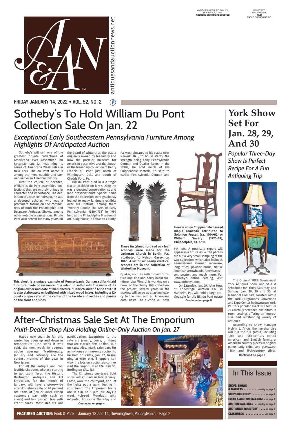 Antiques & Auction News - January 14, 2022 by Antiques & Auction News ...