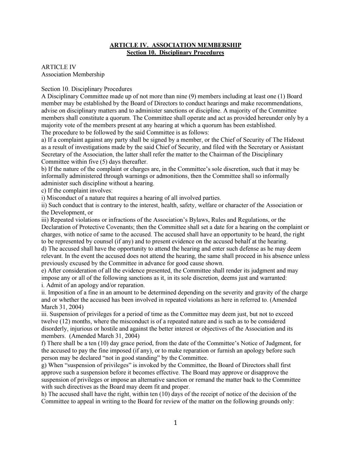 Proposed Bylaw Amendments 2022 by The Hideout - Issuu