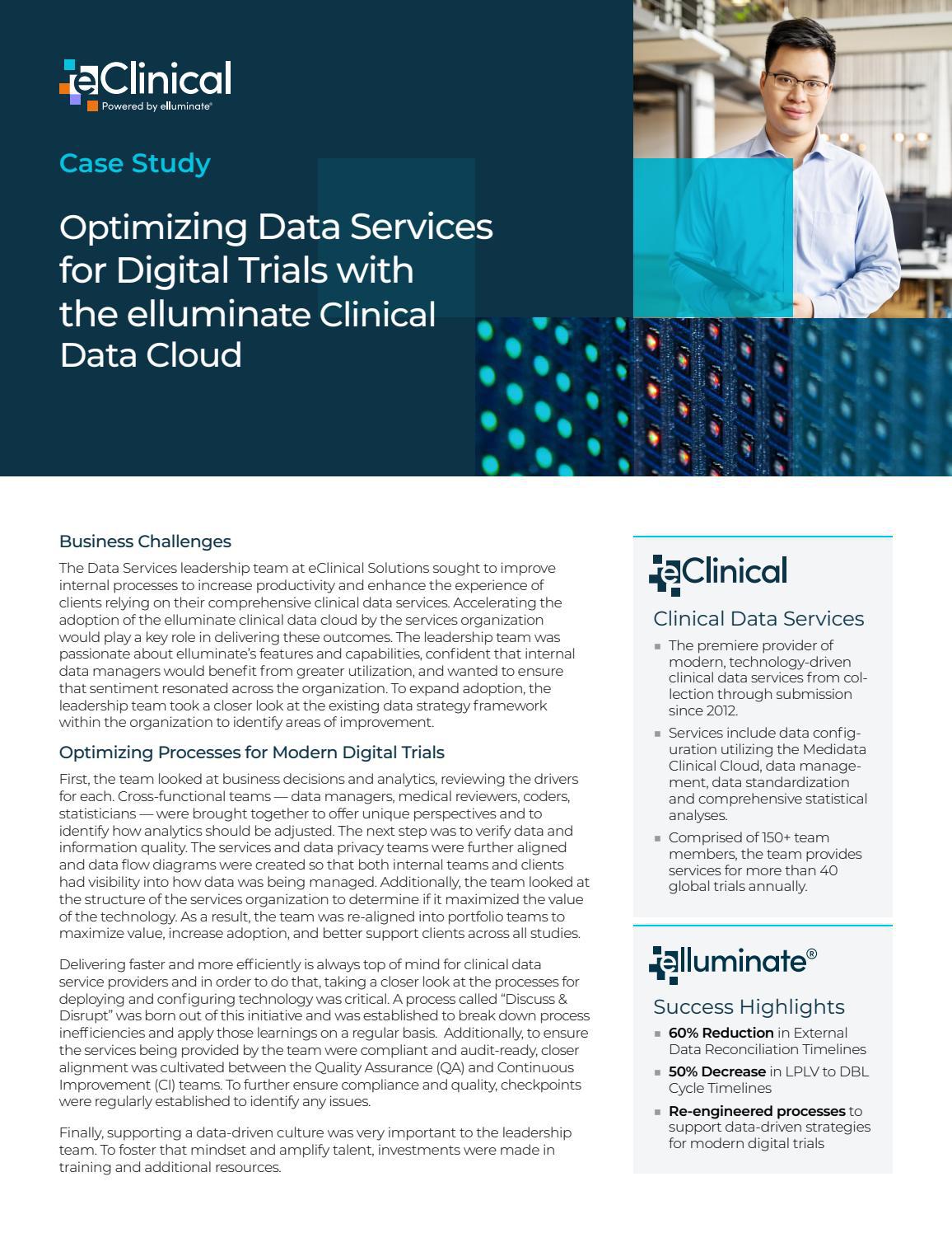 Optimizing Data Services for Digital Trials with the elluminate Clinical Data Cloud by eClinical ...