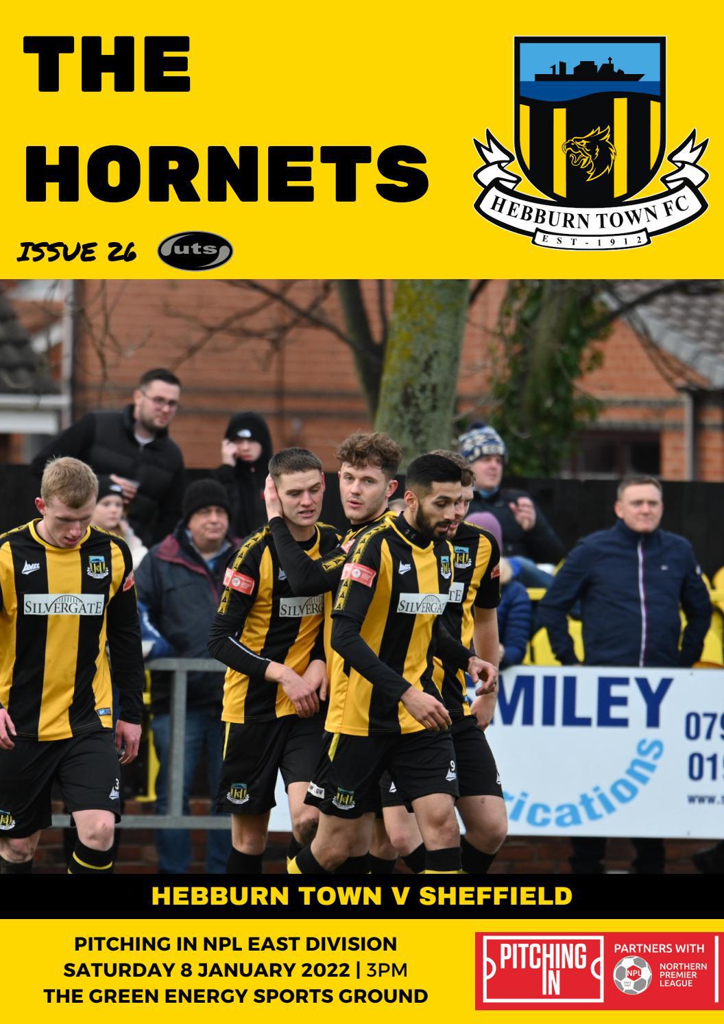 THE HORNETS | Hebburn Town v Sheffield | Issue 26 by Hebburn Town - Issuu