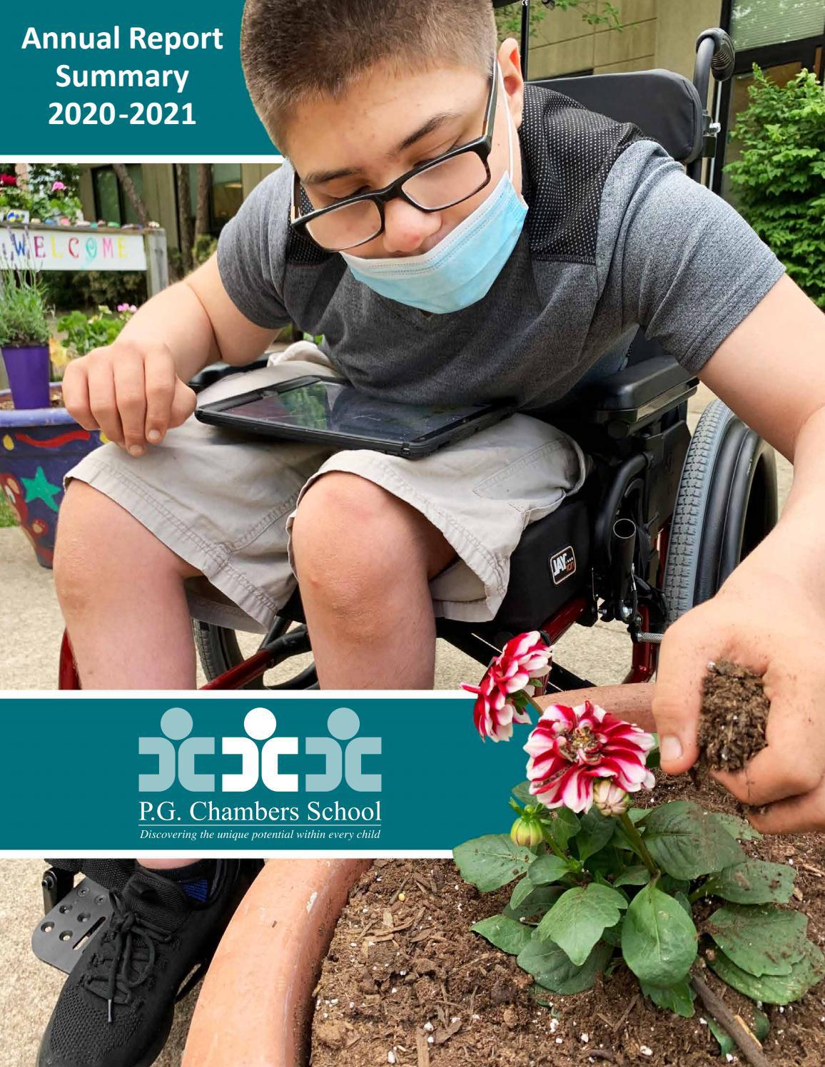 2020-2021 Annual Report Summary-P.G. Chambers School by P.G. Chambers School - Issuu