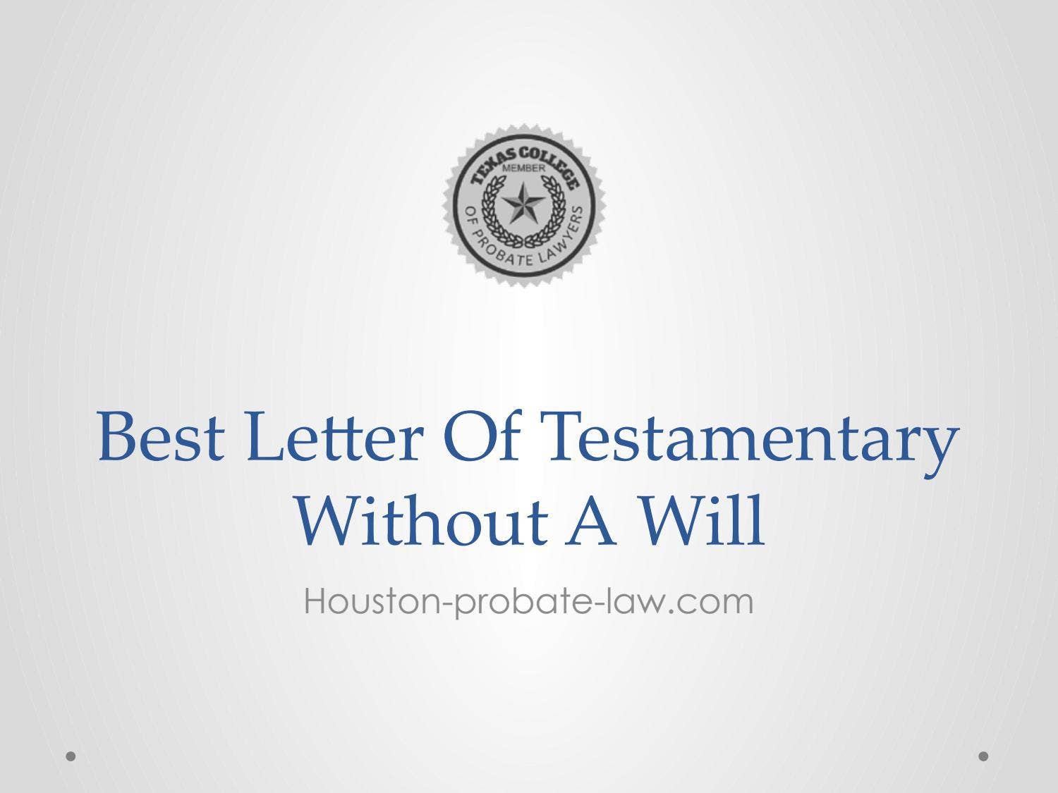 Best Letter Of Testamentary Without A Will by Kreig LLC - Issuu