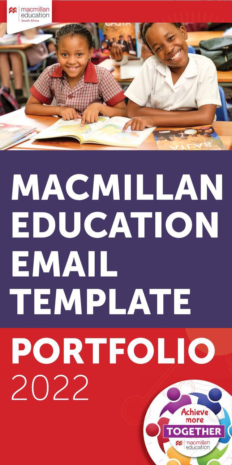 Macmillan Education Email Template Portfolio by Macmillan Education ...
