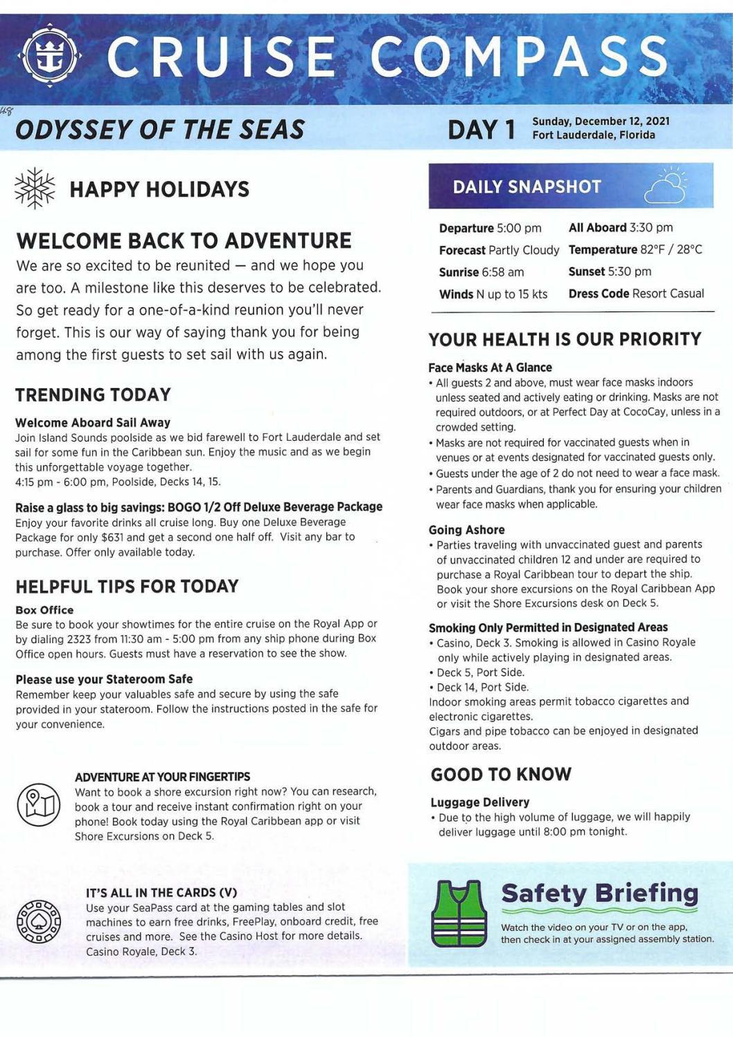 Odyssey of the Seas 6-night Western Caribbean & Perfect Day at CocoCay ...