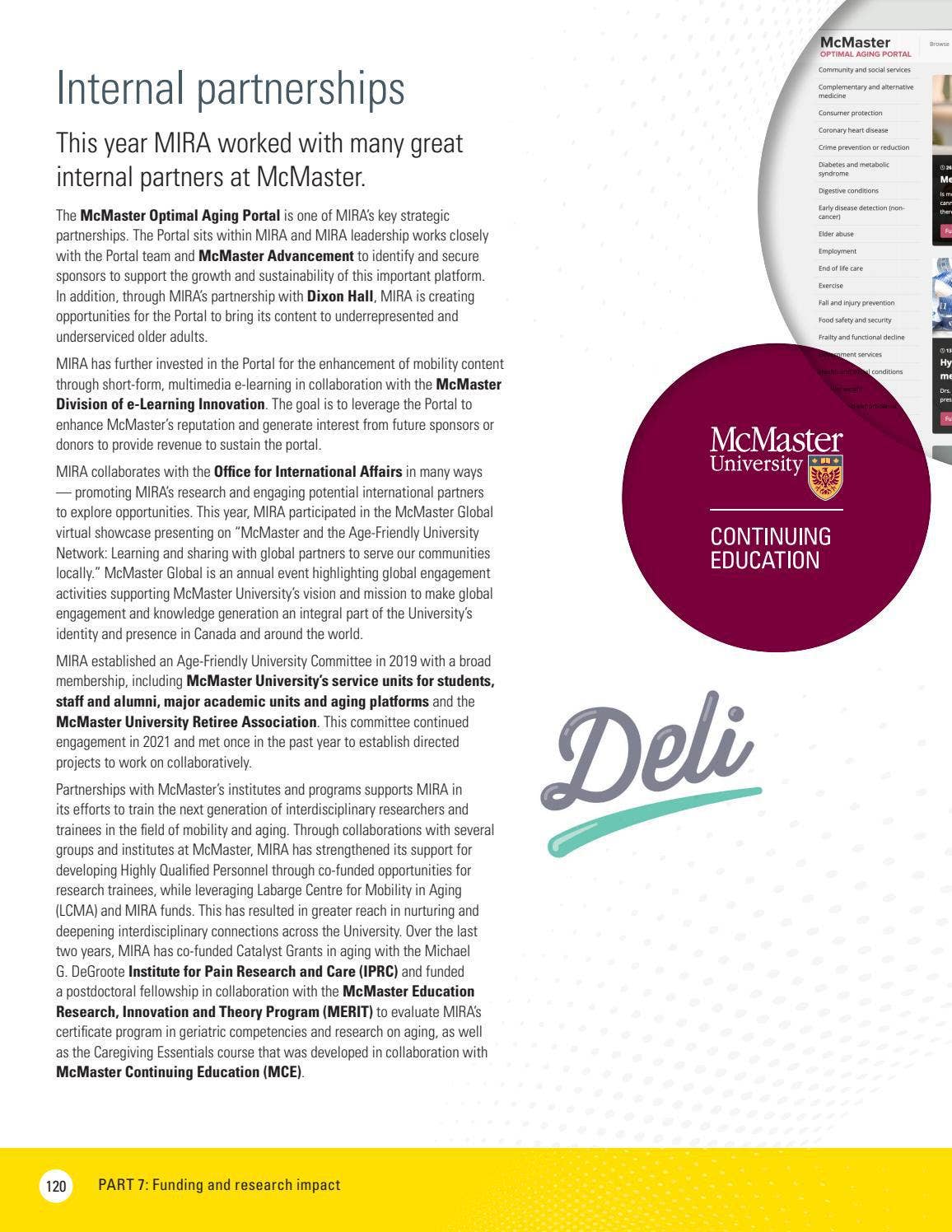 2021 MIRA and Labarge Annual Report by MIRAMcMaster - Issuu