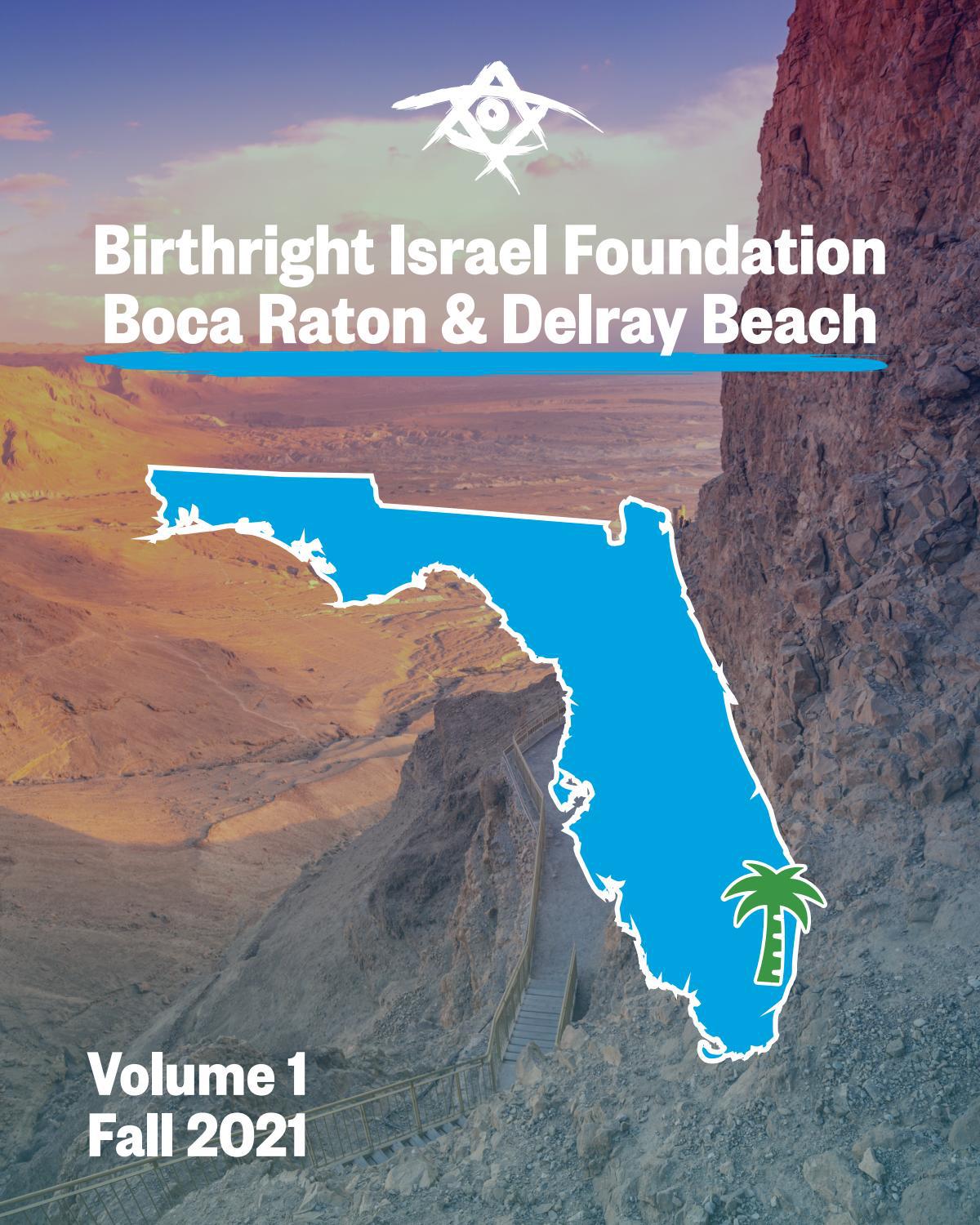Boca Raton & Delray Beach | Volume 1 by Birthright Israel Foundation ...