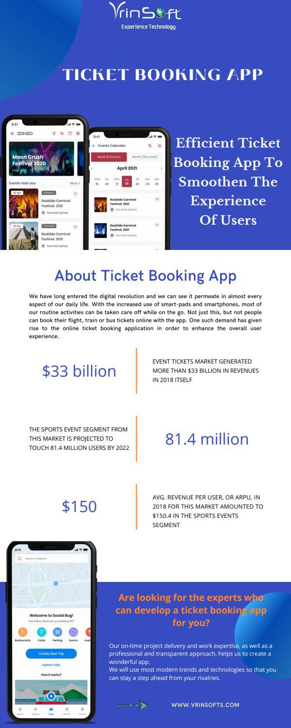 On-Demand Ticket Booking App Development | Vrinsoft by Vrinsoft - Issuu
