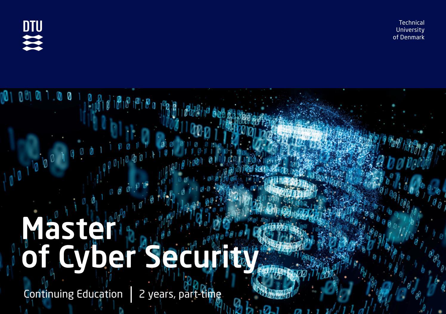 Master of Cyber Security by DTUdk - Issuu