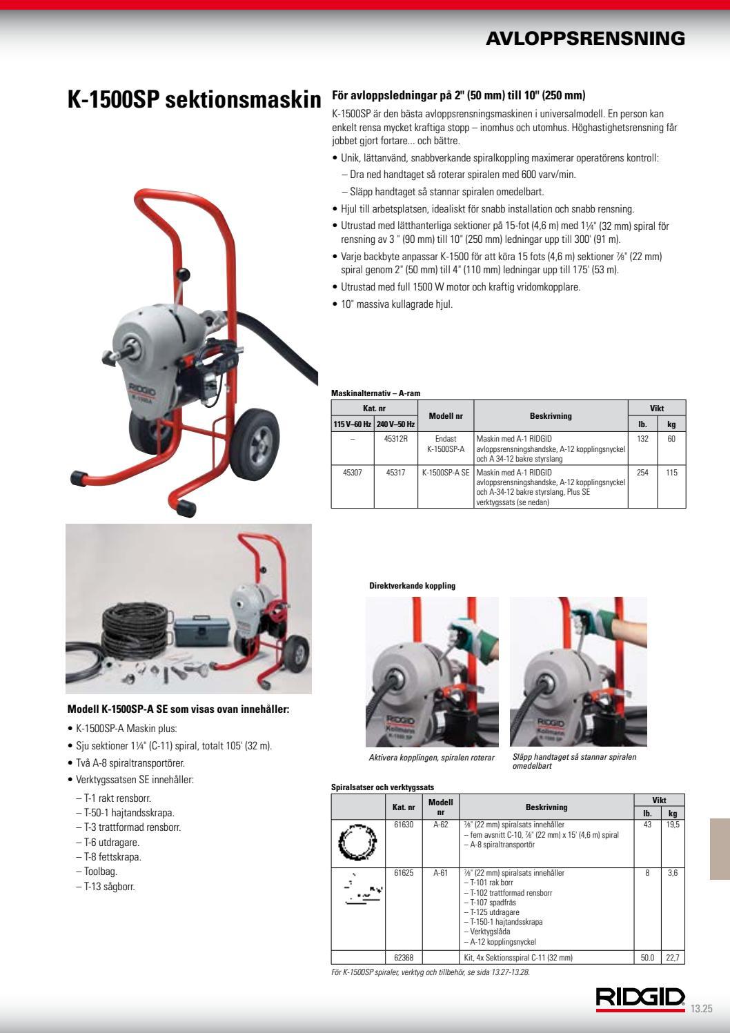 RIDGID_Catalog_SV by RIDGID Europe - Issuu