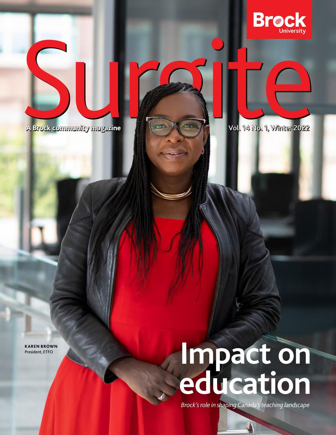 Surgite Magazine - Vol. 14, No. 1 - Winter 2022 by Brock University - Issuu