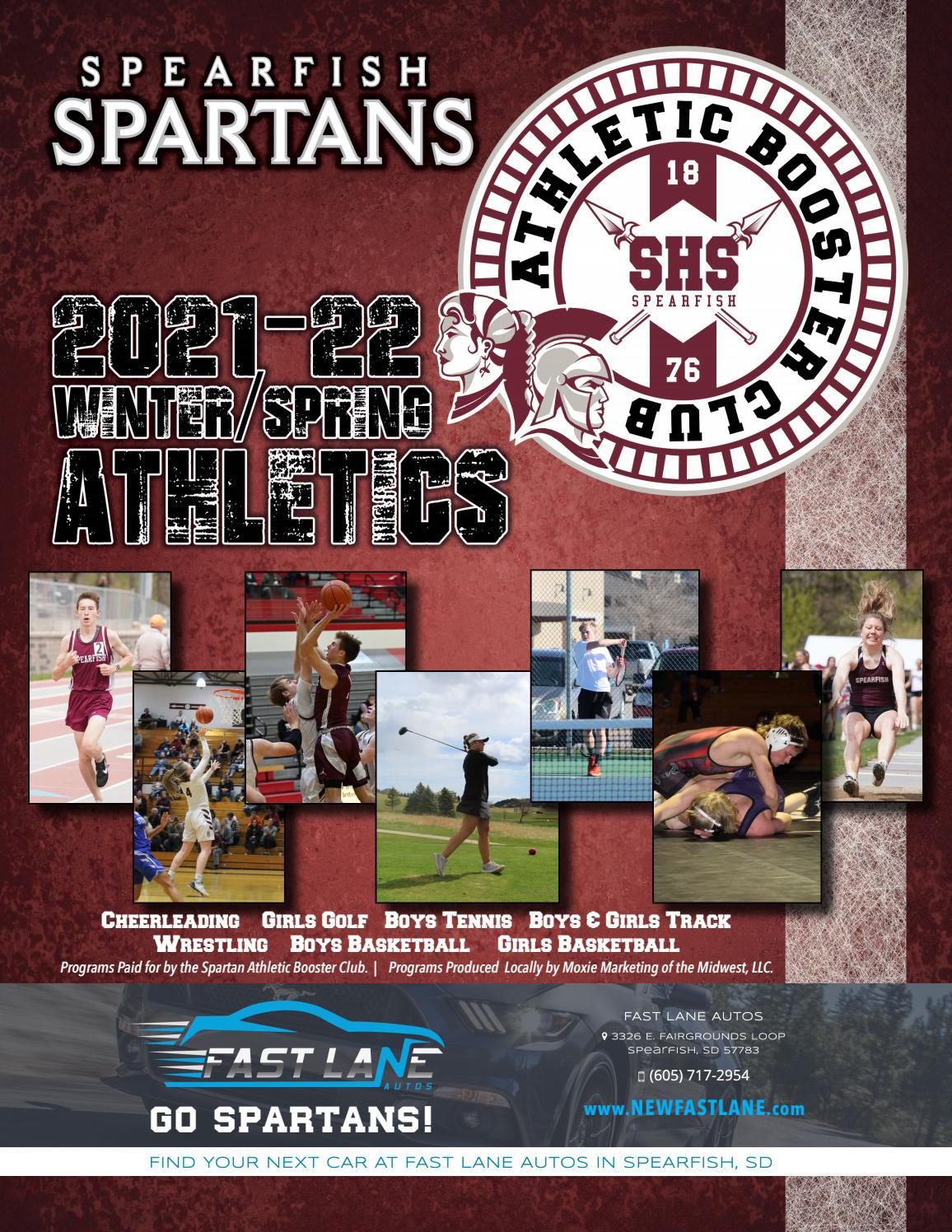 Spartan Athletic Booster Club Winter/Spring 2021-22 Sports Programs by ...